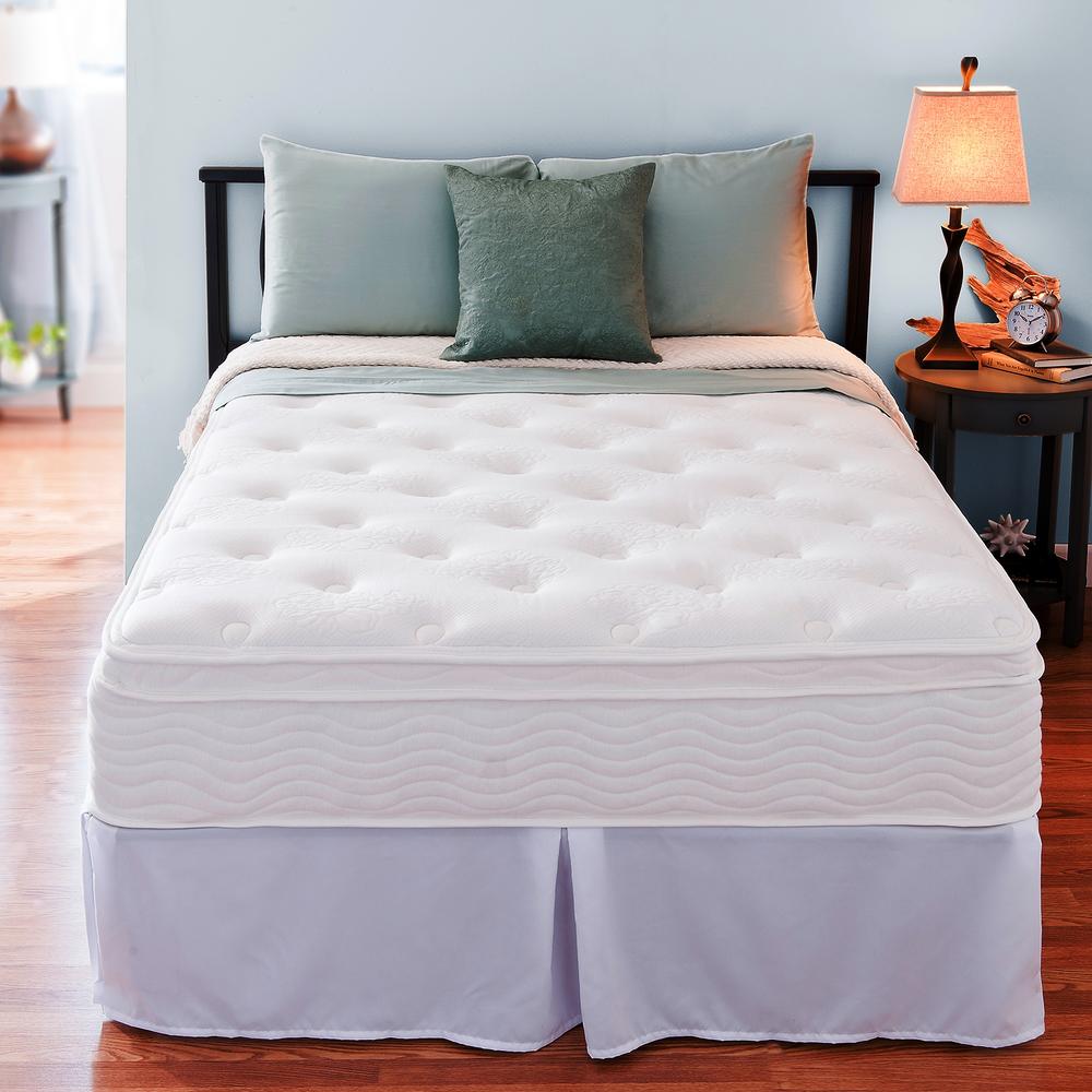 Night Therapy 12 Inch Spring Mattress Complete Set Queen