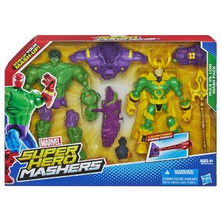 Disney Marvel Super Hero Mashers Hulk Vs. Loki Mash Pack - Toys & Games ...