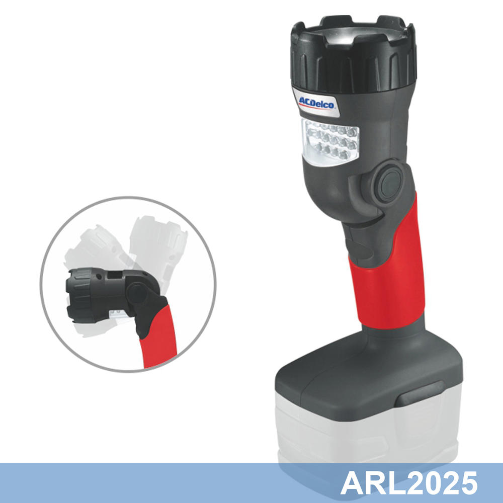 ACDelco Power Tool - ARL2025 Li-ion 18V Foldable Flashlight & LED Light