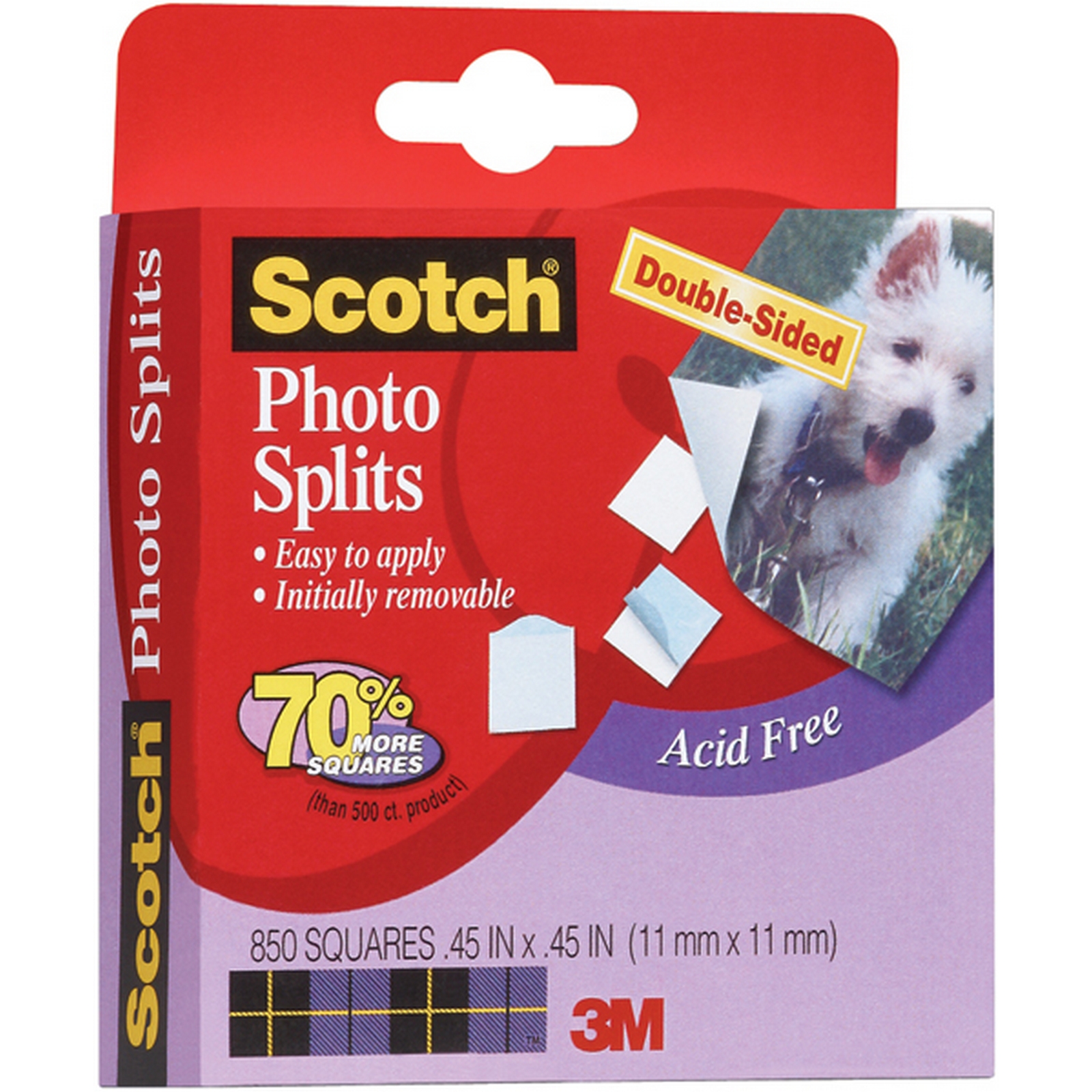 3M Scotch Photo Splits Double-Sided (850 Pack)