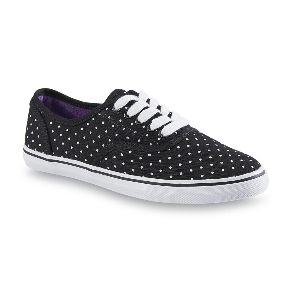 Bongo Women's Seattle Black/Polka Dot Casual Shoe