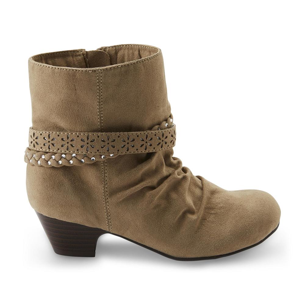 Bongo Girl's Christy Tan Beaded Fashion Boot