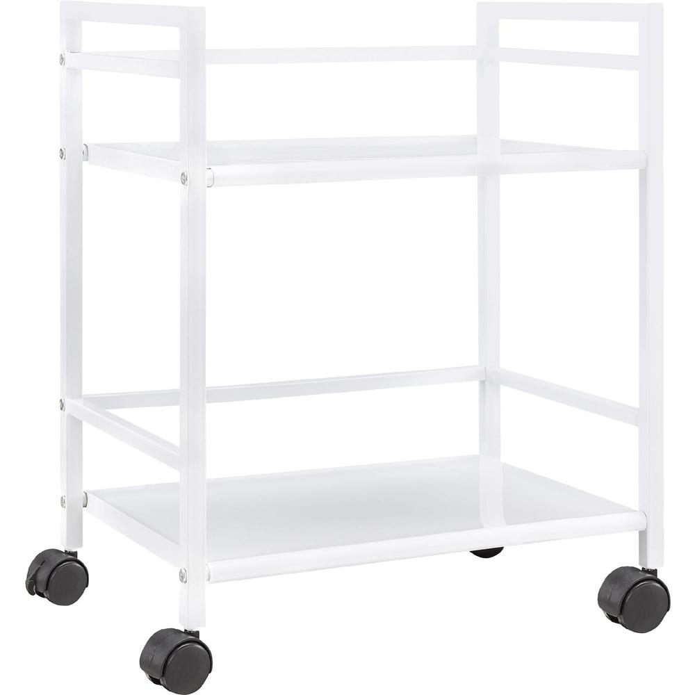 Marshall 2-Shelf Metal Rolling Utility Cart Multiple Colors