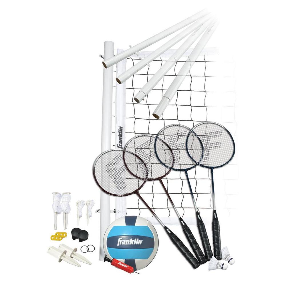 Franklin Sports Advanced Badminton & Volleyball Set