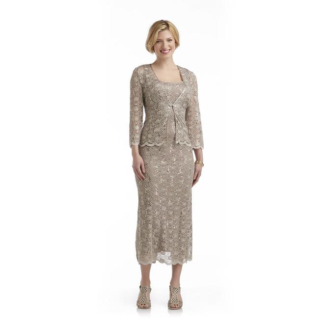 Kathy Roberts Women's Lace Dress & Cardigan
