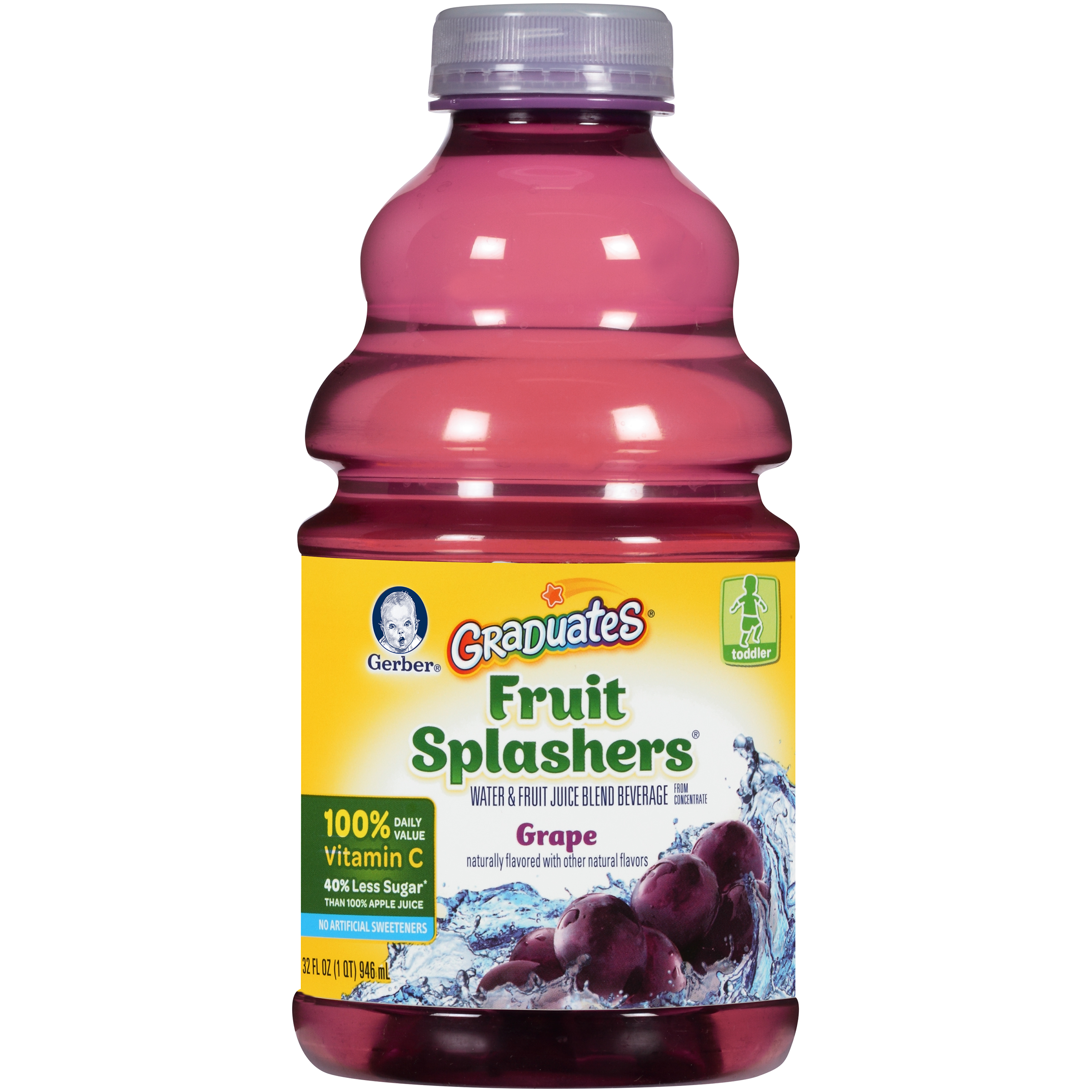 Gerber Graduates For Toddlers Fruit Splashers Tropical 32 Fl Oz 1 Qt 946 Ml