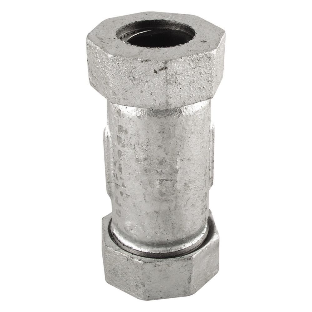 LDR Industries 1/2" Galvanized Compression Coupling