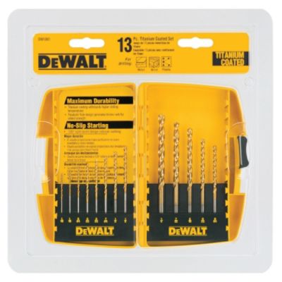 DeWalt 13 pc. Titanium Drill Bit Set