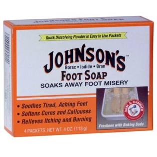 Johnson's Foot Soap, Powder, 4 packets