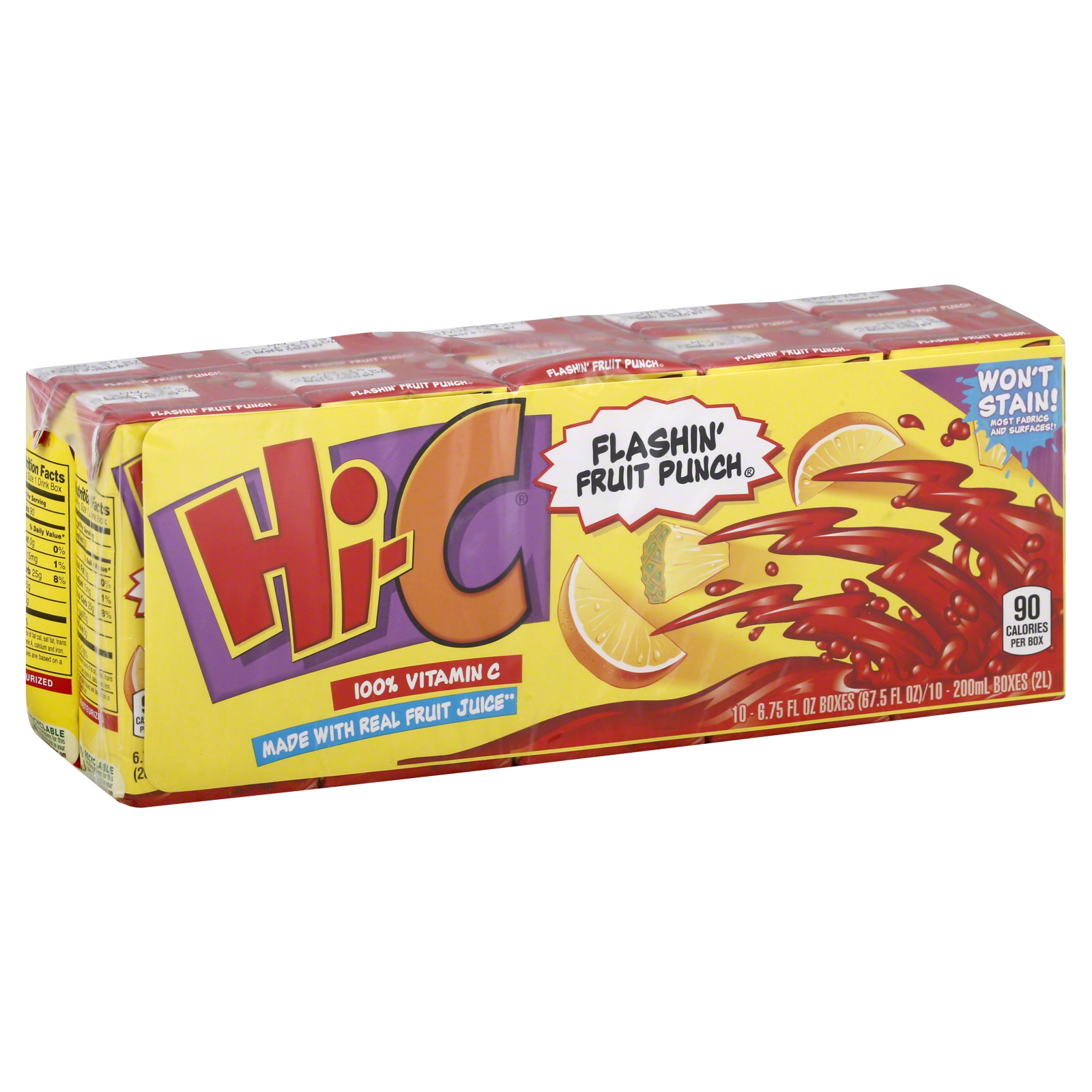 UPC 025000008009 - Hi-C: Fruit Drink Flashin' Fruit Punch 6.75 Oz Box ...