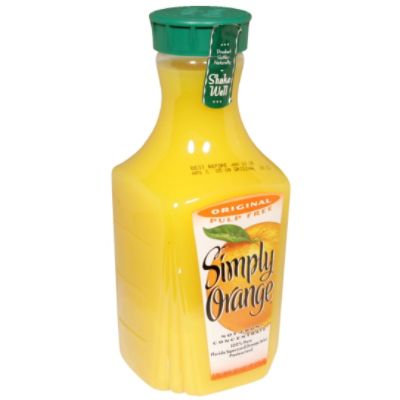 Minute Maid Simply Orange Orange Juice, Original, Pulp Free, 59 fl oz ...