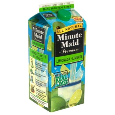 Minute Maid Limeade, 64 fl oz (.5 gallon) 1.89 l