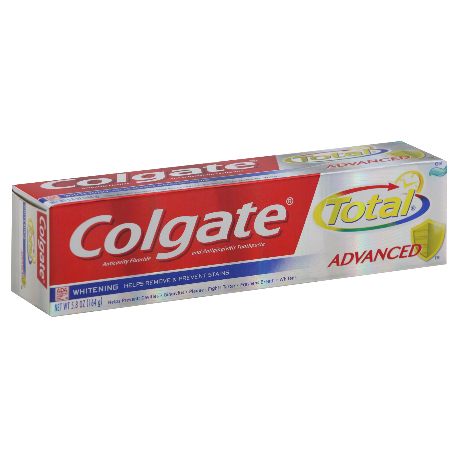 Colgate-Palmolive Total Advanced Toothpaste, Anticavity Fluoride and ...