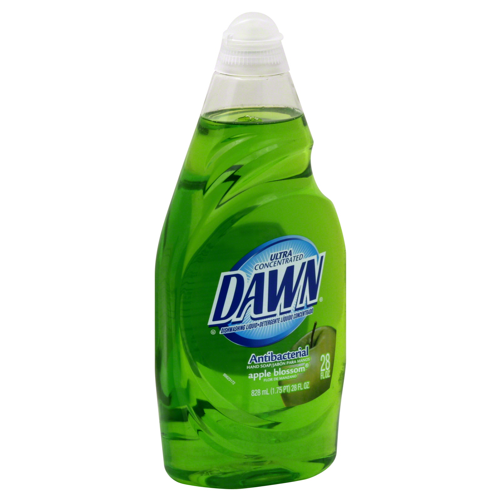 Dawn Dishwashing Liquid/Antibacterial Hand Soap, Apple Blossom, 28 fl ...