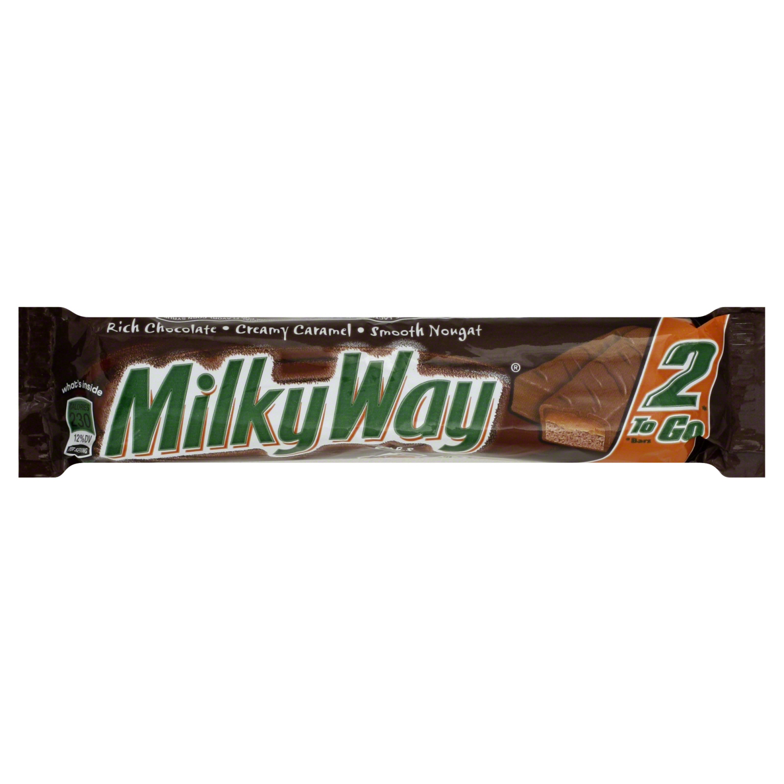 Milky Way 2 To Go Candy Bars, 3.63 oz (102.9 g)