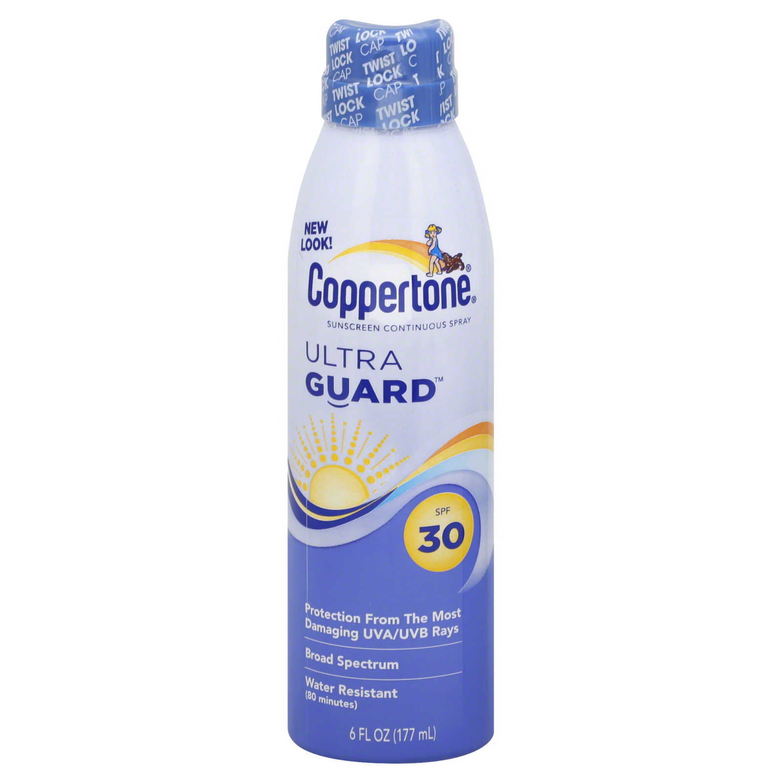 UPC 041100001429 - Coppertone UltraGUARD Continuous Spray Sunscreen SPF ...