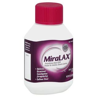 MiraLAX Laxative, Original Prescription Strength, Powder for Solution ...