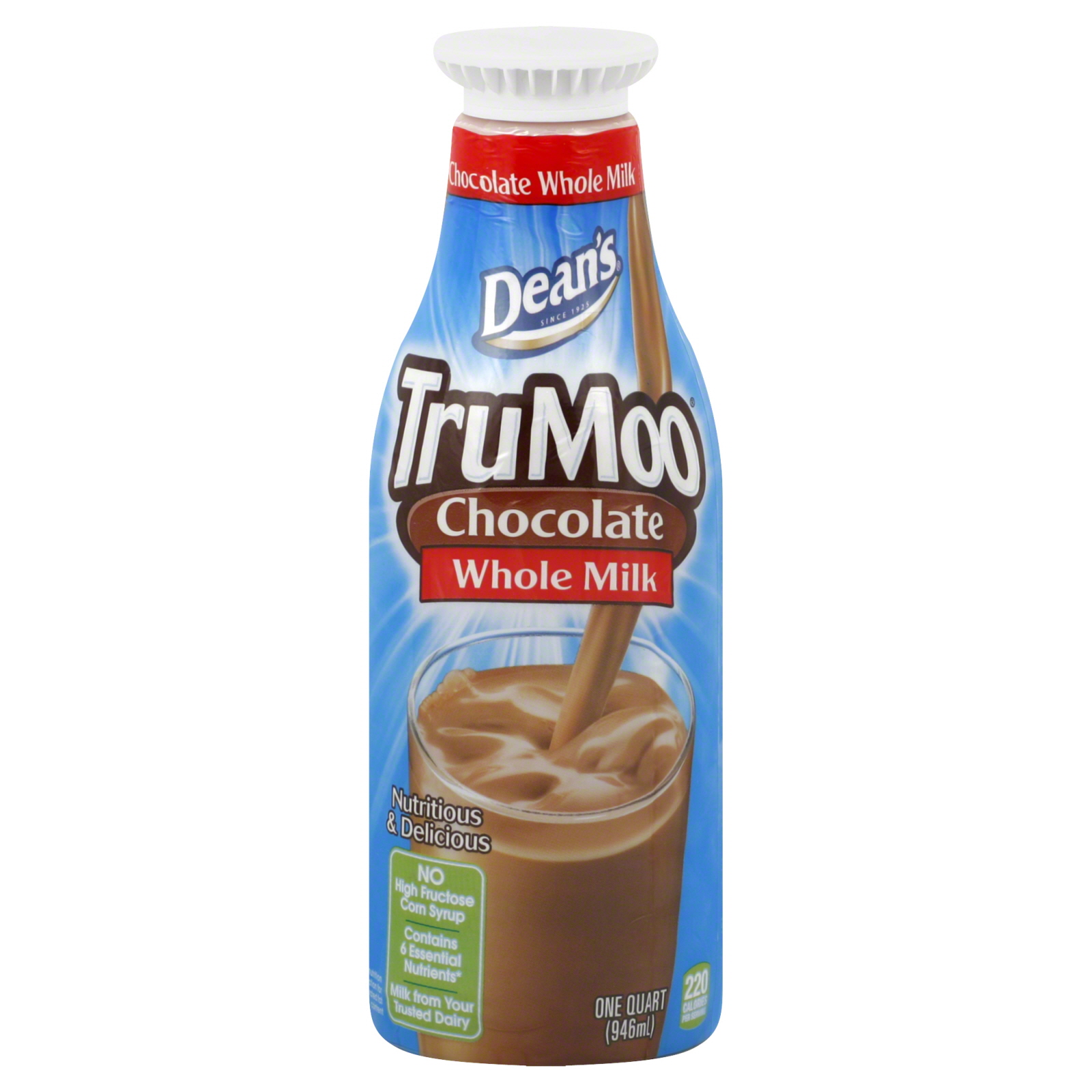 Dean's Milk Chug Chocolate Milk, one quart (946 ml)