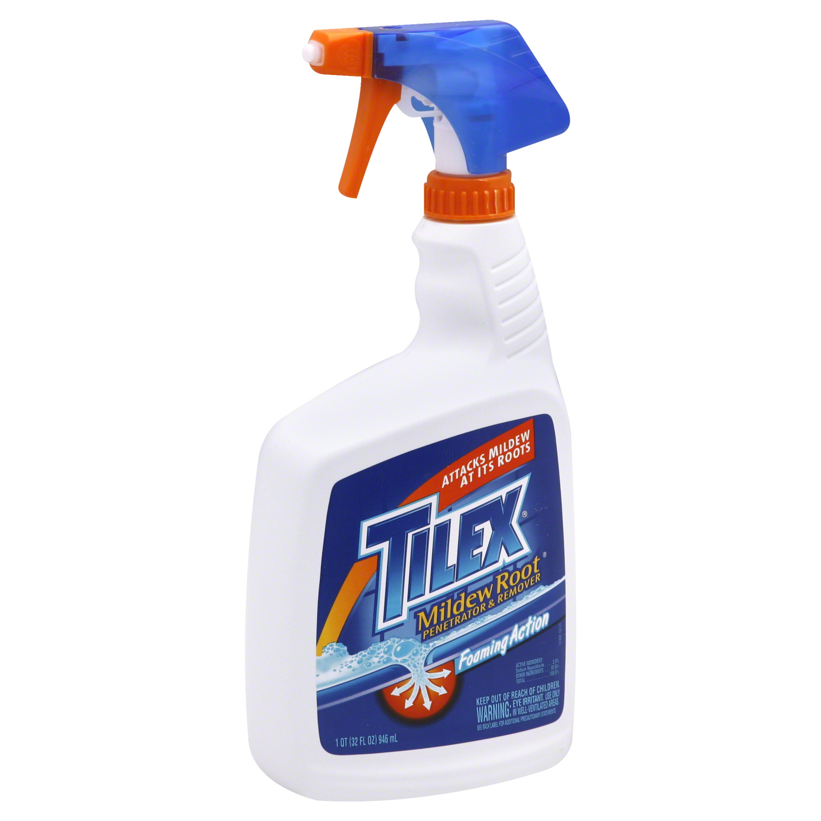 Tilex Mildew Root Penetrator & Remover, Foaming Action, 1 qt (32 fl oz ...