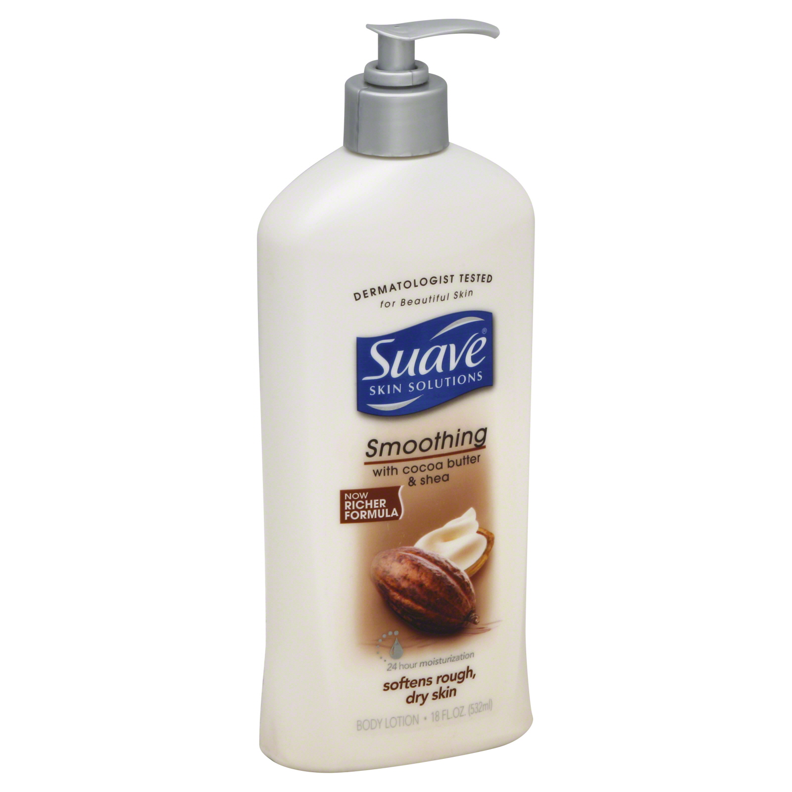 Suave Body Lotion, Cocoa Butter with Shea, 18 fl oz (532 ml)