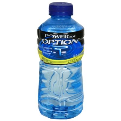 Powerade Option Low Calorie Sports Drink, Lemon Flavors, 32 fl oz (1 qt ...