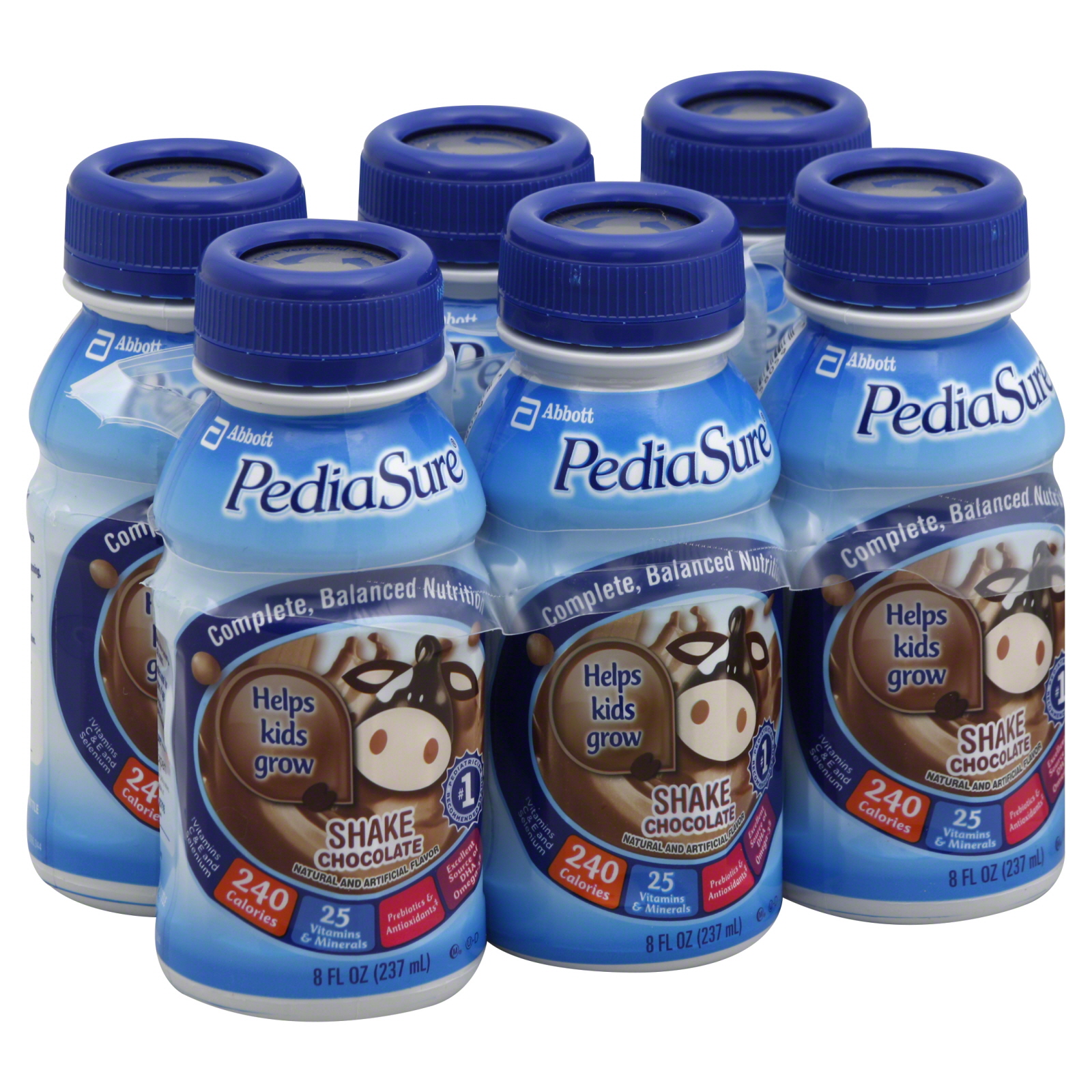 Pediasure Shakes, Chocolate, 6 - 8 fl oz (237 g) shakes