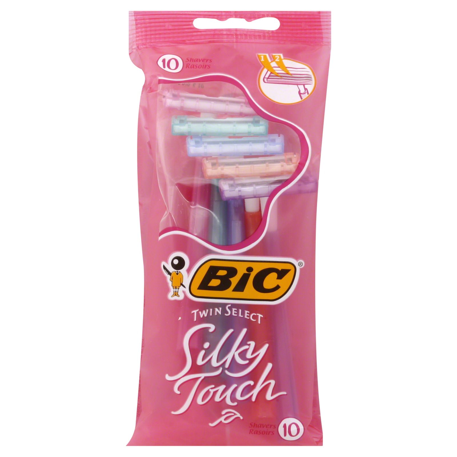 Bic Twin Select Silky Touch Shaver For Women 10 Count