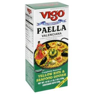 Vigo Yellow Rice & Seafood Dinner, Paella Valenciana, Family Size, 19 ...