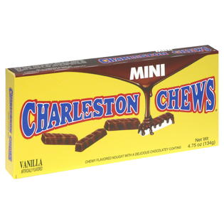 Charleston Chew Chewy Flavored Nougat, Chocolatey Coating, Mini ...