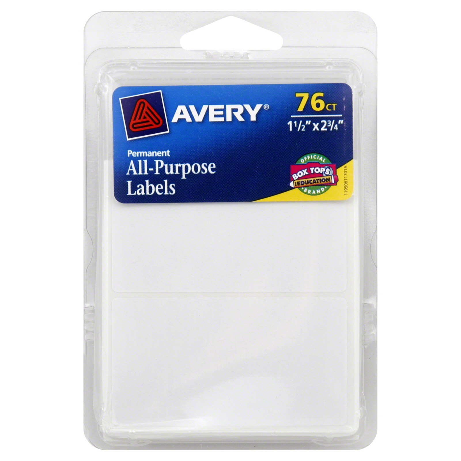 Avery 25055511 Labels, All Purpose, Permanent, 1-1/2 x 2-3/4-Inch ...