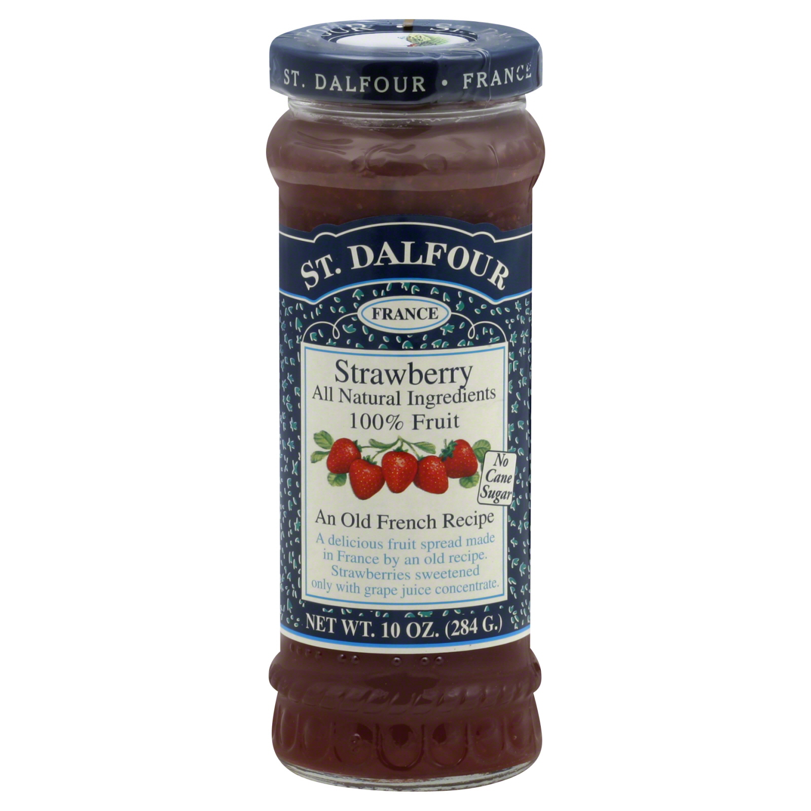 St. Dalfour Deluxe Fruit Spread, Strawberry, 10 oz (284 g)
