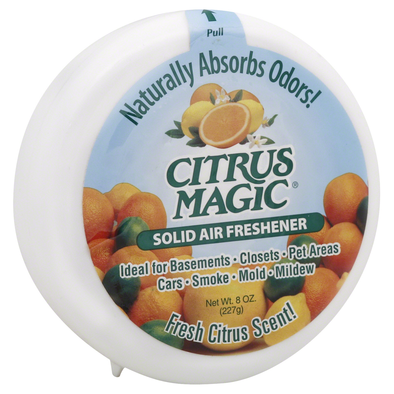 Citrus Magic Air Freshener, Solid, Fresh Citrus Scent, 8 oz (227 g)