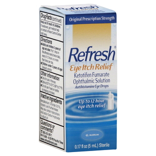 Refresh Eye Itch Relief Antihistamine Eye Drops, 0.17 fl oz (5 ml ...