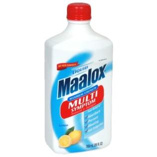Maalox Antacid & Antigas, Multi Symptom, Maximum Strength, Lemon, 26 fl ...