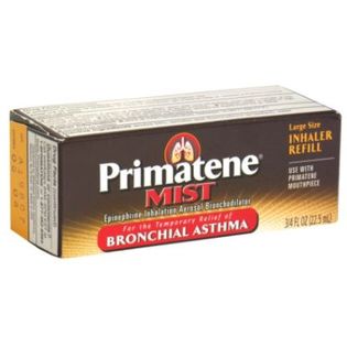 Primatene Mist Inhaler Refill, Large Size, .75 fl oz (22.5 ml) - Health ...