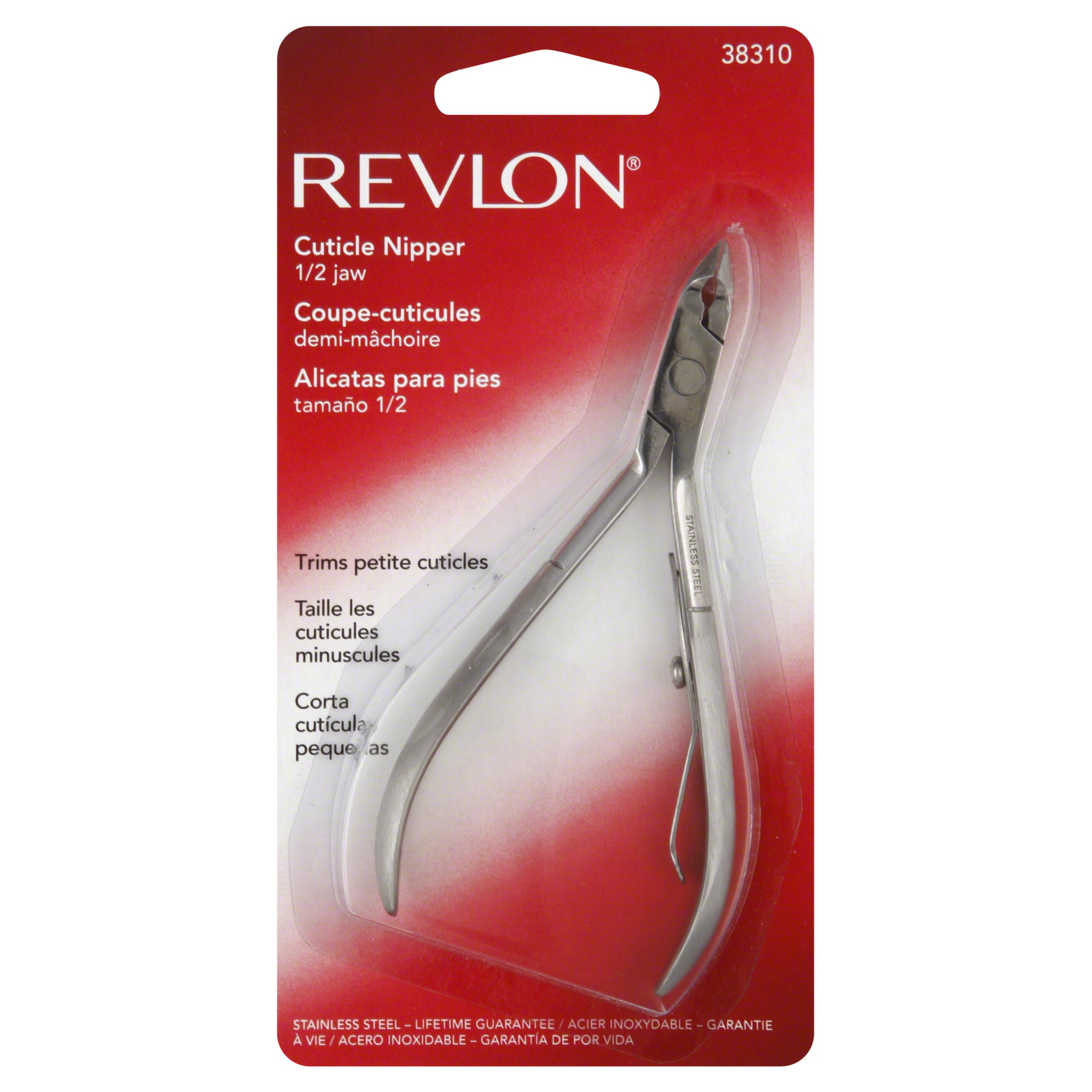 Revlon Cuticle Nipper, Half Jaw, 1 nipper