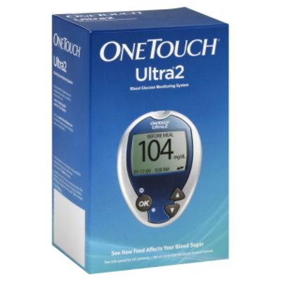 OneTouch Ultra2 Blood Glucose Monitoring System, 1 system