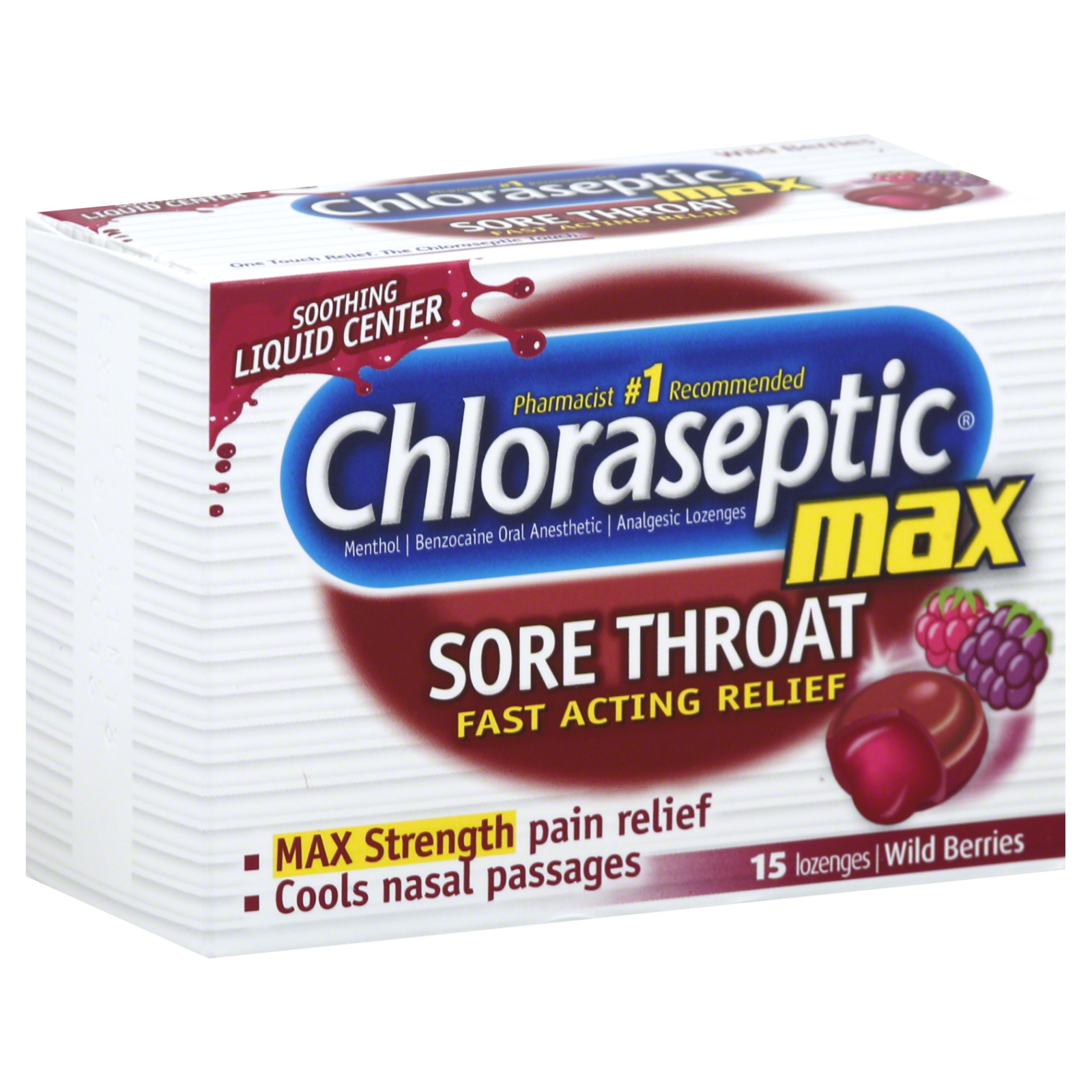 UPC 678112017461 - Chloraseptic Max Sore Throat Lozenges Berry ...