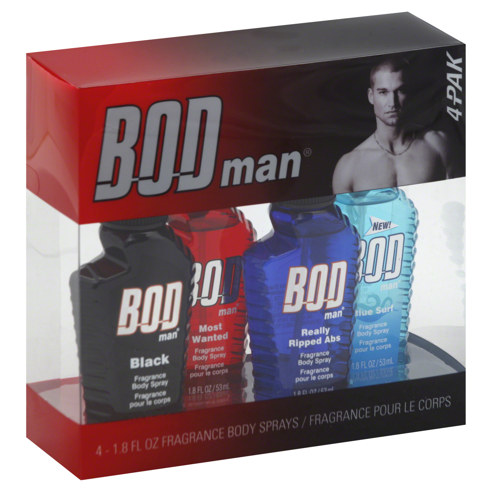 BOD Man 4-Pack Body Sprays