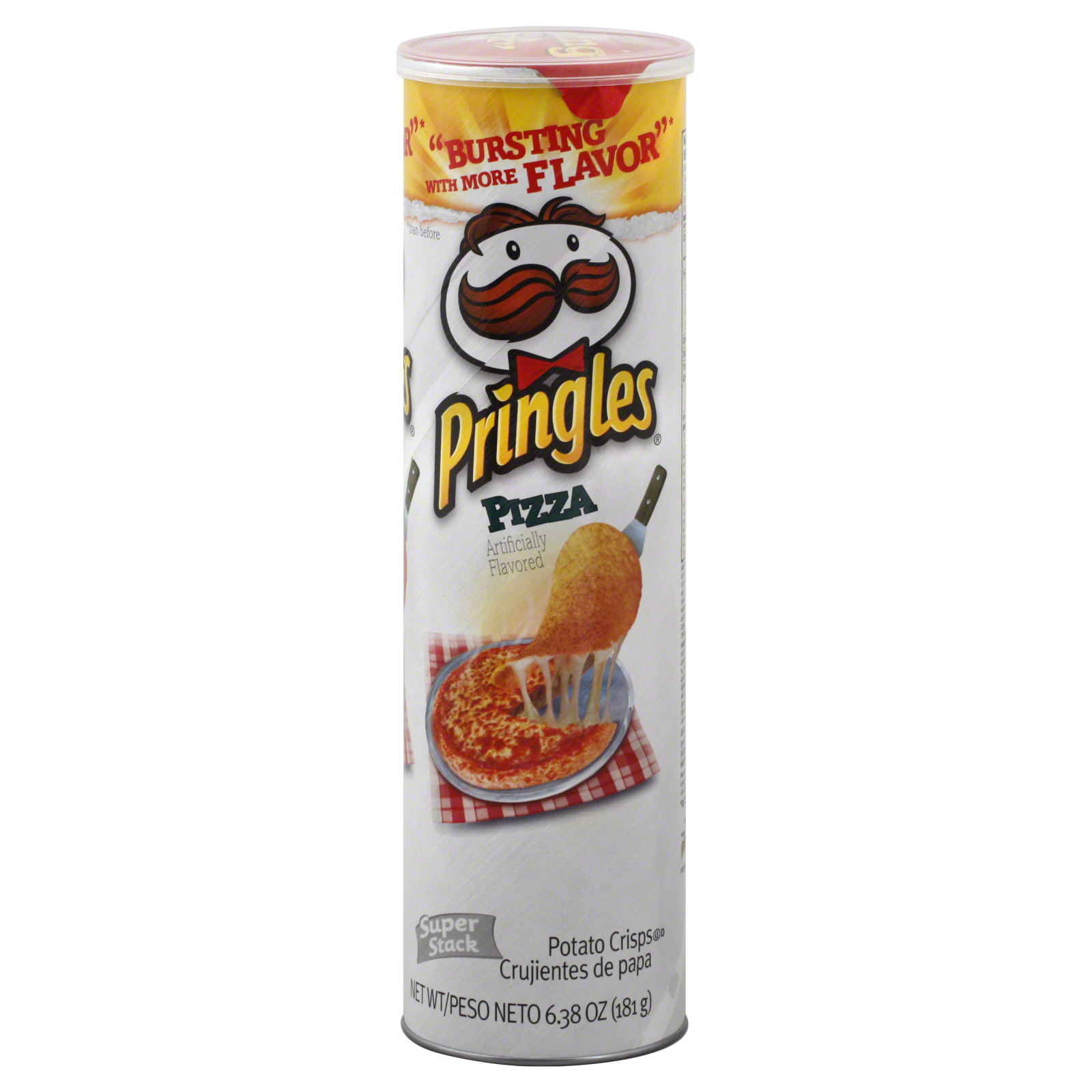 UPC 037000230113 - Pringles Super Stack Pizza Potato Crisps, 6.38 oz ...