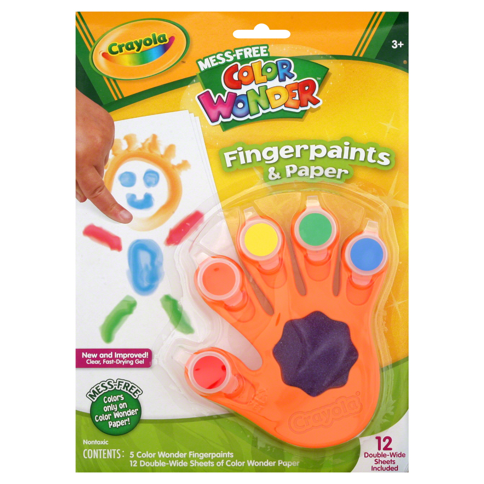 UPC 071662120603 - Crayola Color Wonder Fingerpaints | upcitemdb.com
