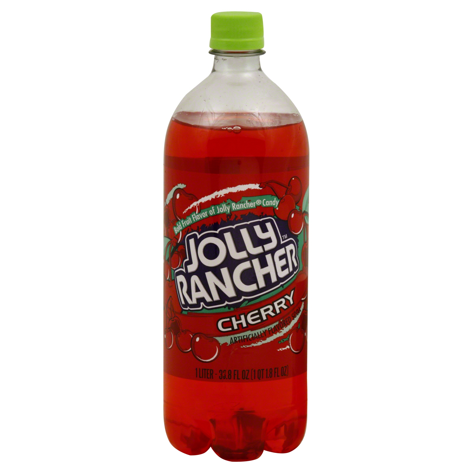 Jolly Rancher Soda, Cherry 33.8 fl oz (1 qt 1.8 fl oz) 1 lt