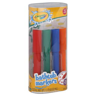 Crayola Bathtub Markers, 4 Piece