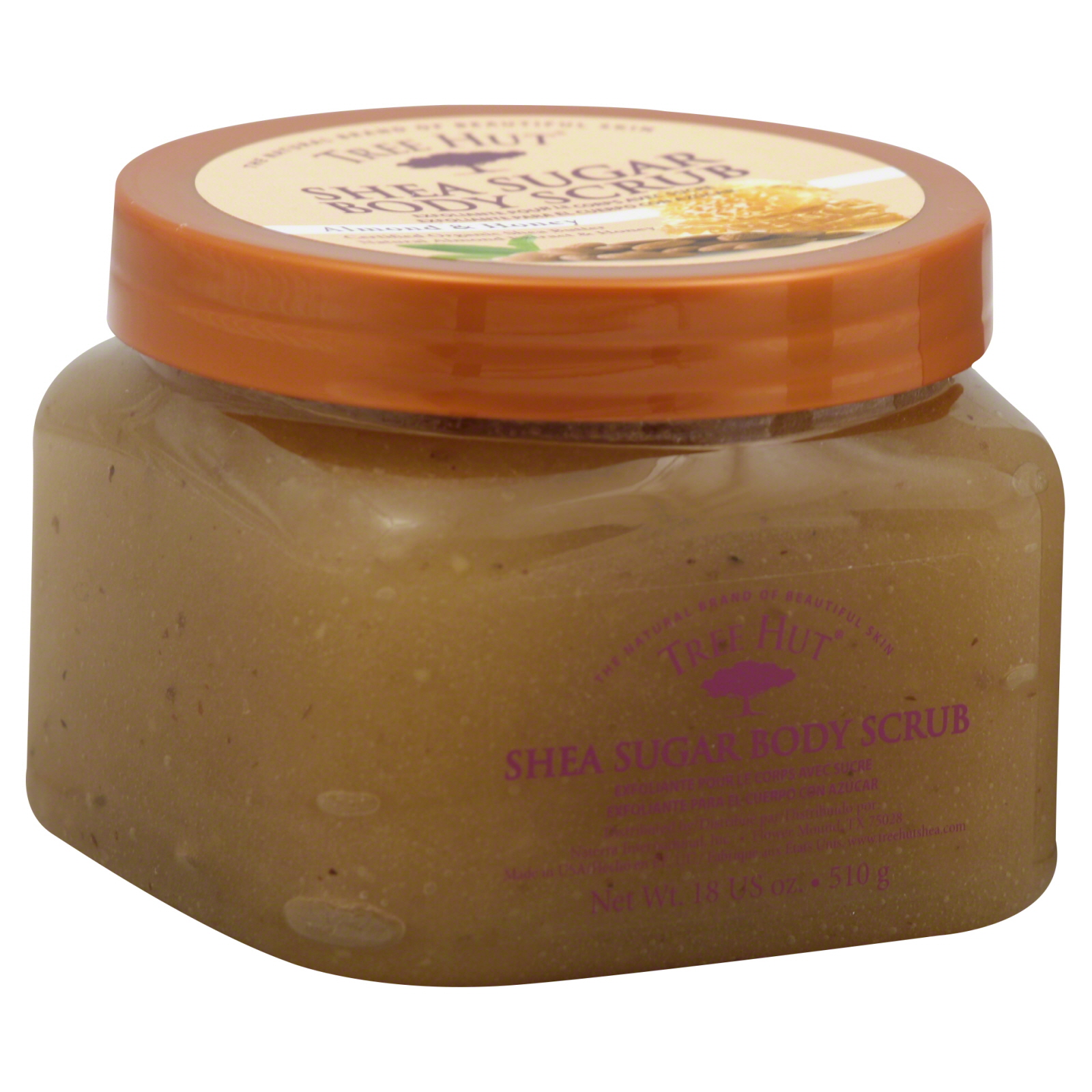 Tree Hut Shea Sugar Body Scrub, Almond & Honey, 18 oz