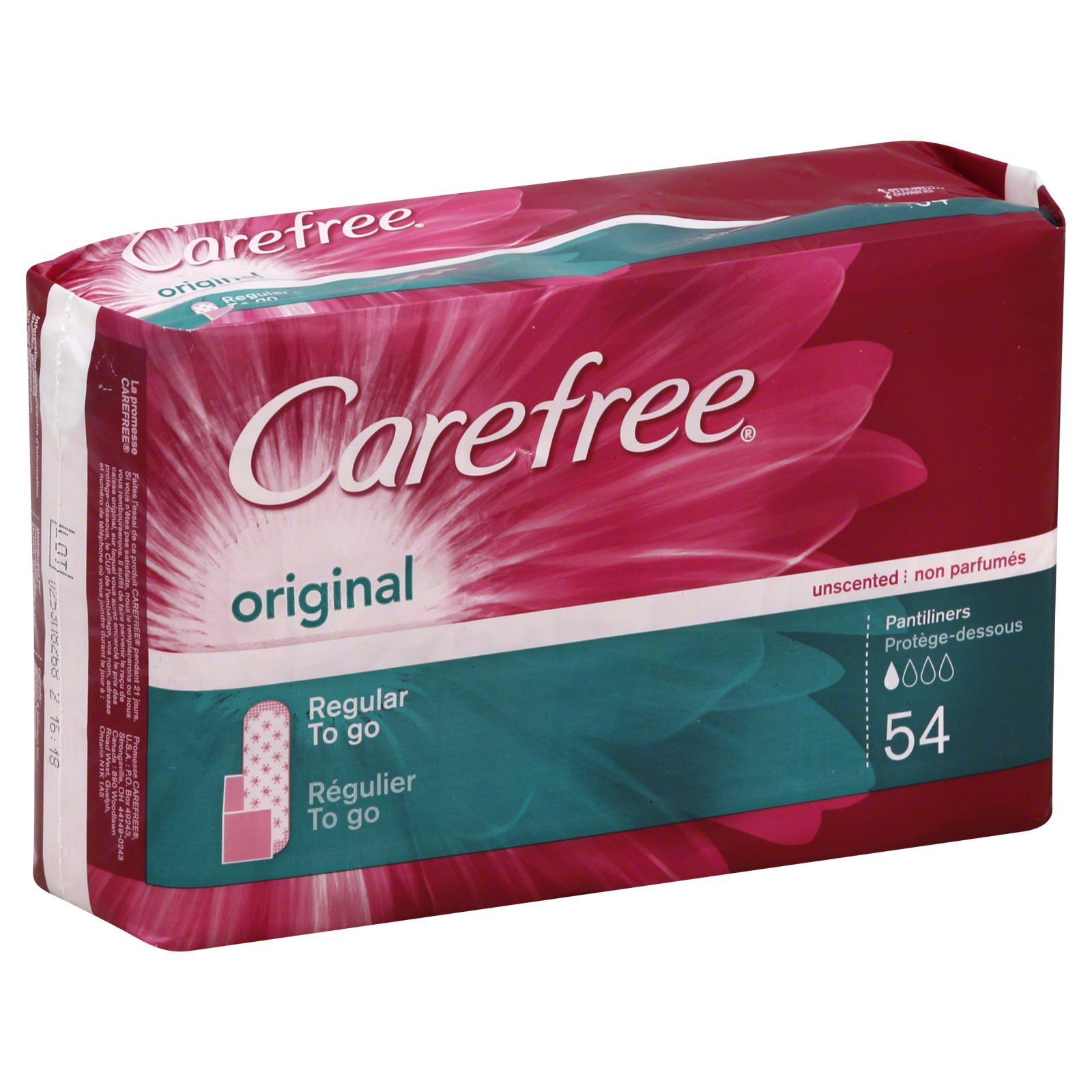 380041000543 UPC - Carefree Pantiliners | UPC Lookup