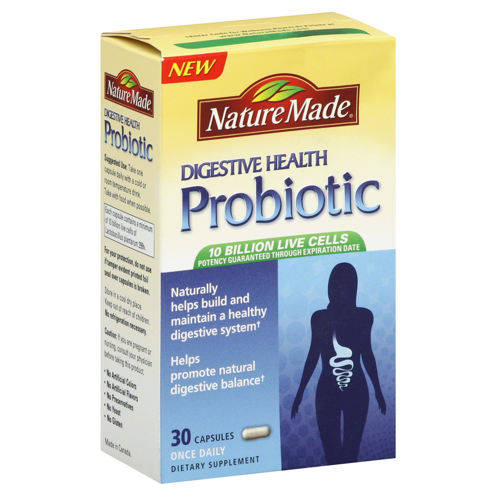 Nature Made Digestive Health Probiotics, 30 Ct.