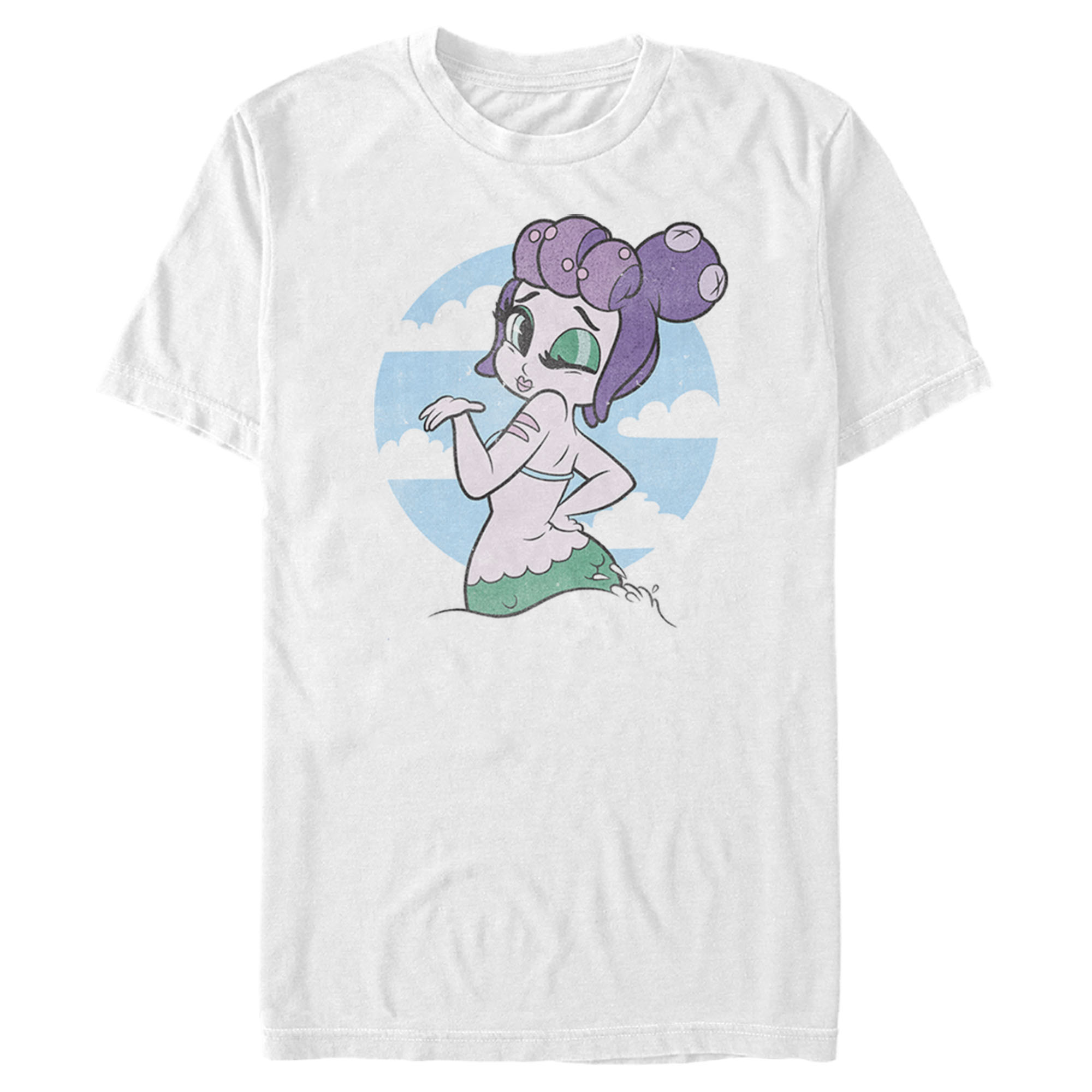 Men's Cuphead Cala Maria Blowing a Kiss Graphic Tee