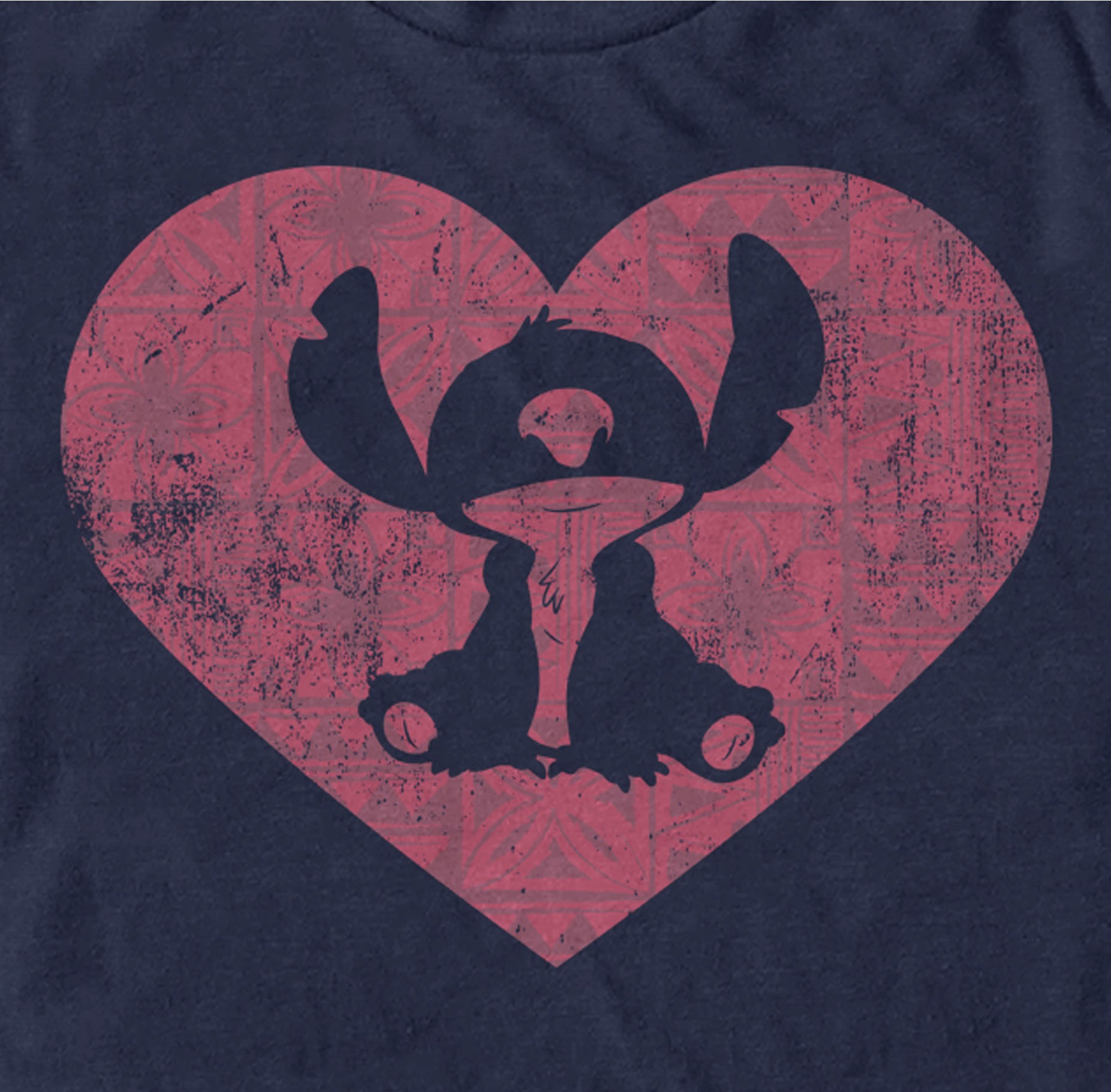 Lilo & Stitch Men's Lilo & Stitch Heart Silhouette Graphic Tee Lilo & Stitch Men's Lilo & Stitch Heart Silhouette Graphic Tee