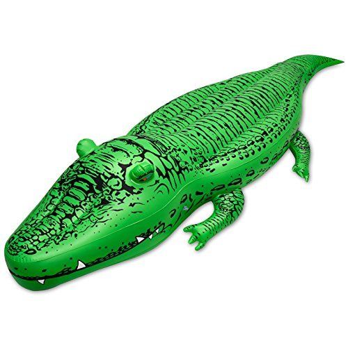 GoFloats Giant Alligator POOL FLOAT, 400 Pounds Raft-Grade Vinyl ...