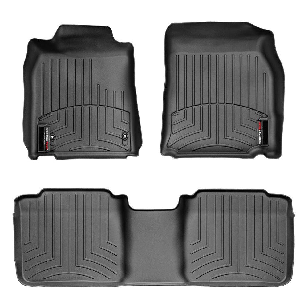 WeatherTech Lexus ES 350 2007-2011 Black Front & Rear Floor Mats ...